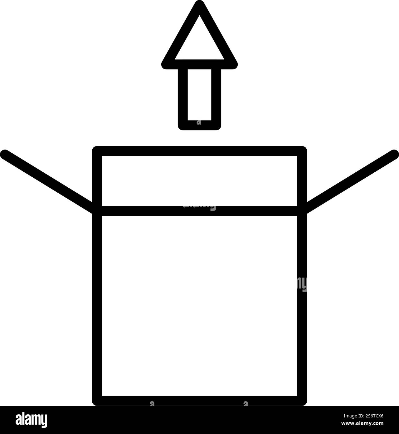 Product Release Icon. Bold outline design with editable stroke width ...