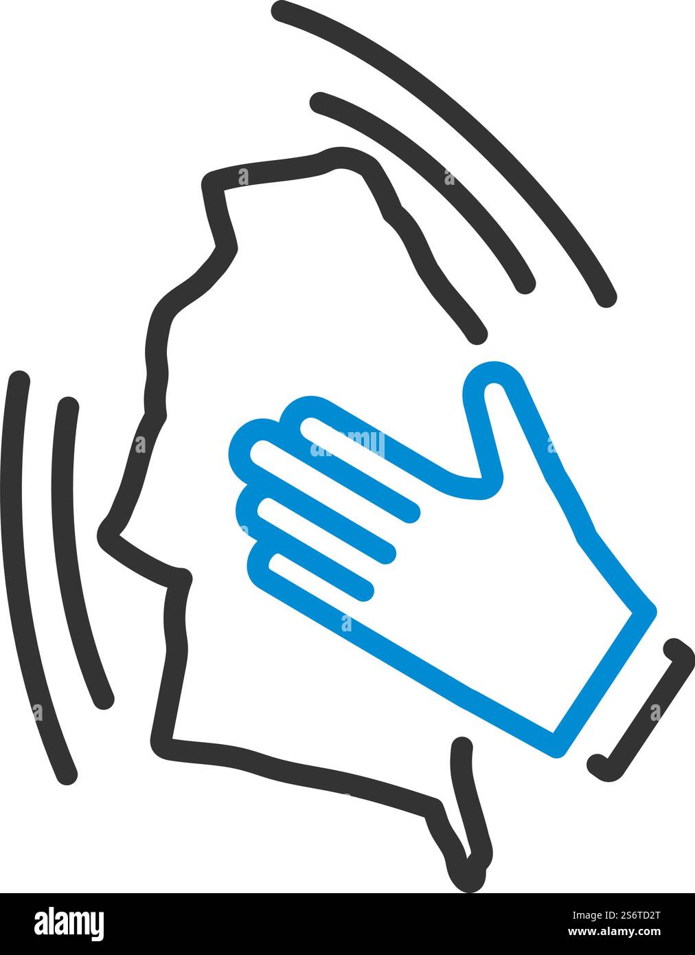 Wet Cleaning Icon. Editable Bold Outline With Color Fill Design. Vector ...