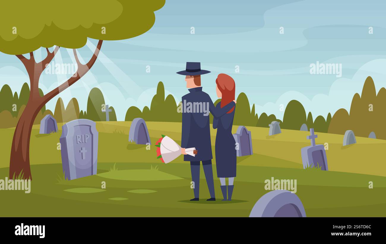 Death services. Ritual ceremony after dying loss crying persons rip ...