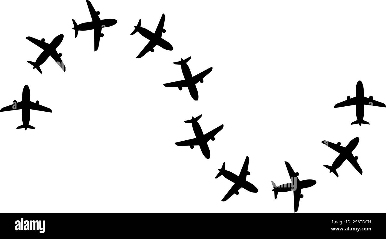 Route from airplanes flight tourism path plane flights adventure time ...