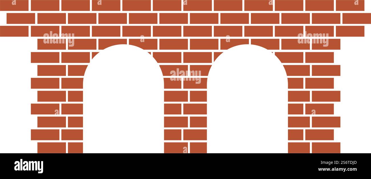 Brick bridge logo vector ilustration design Stock Vector Image & Art ...