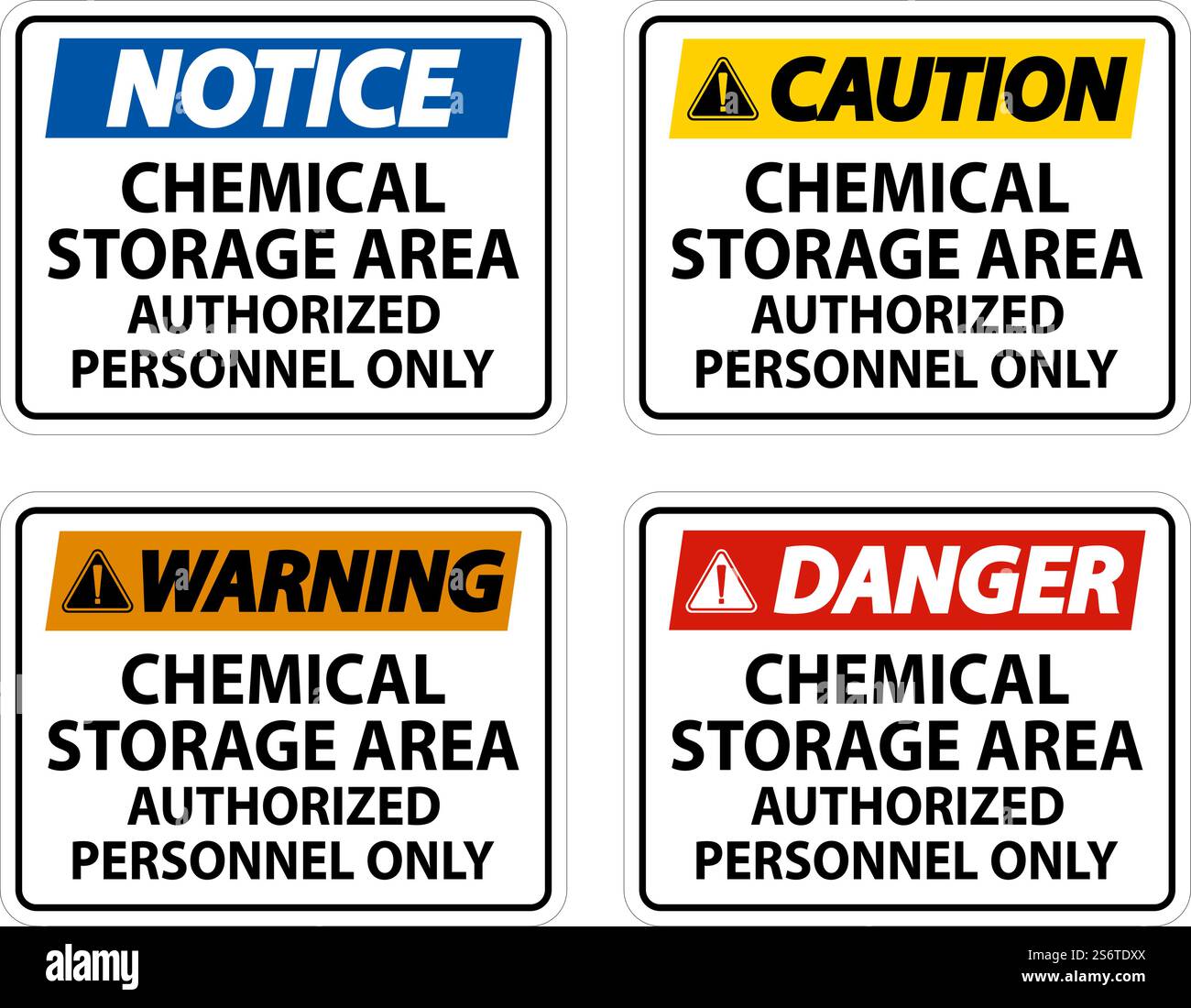 Chemical Storage Area Authorized Personnel Only Symbol Sign Stock Vector Image & Art - Alamy