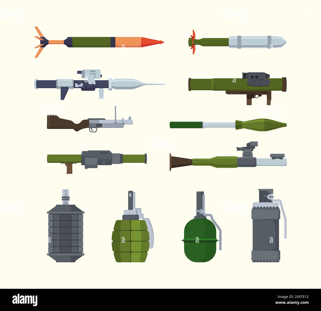 Granade launcher Stock Vector Images - Alamy