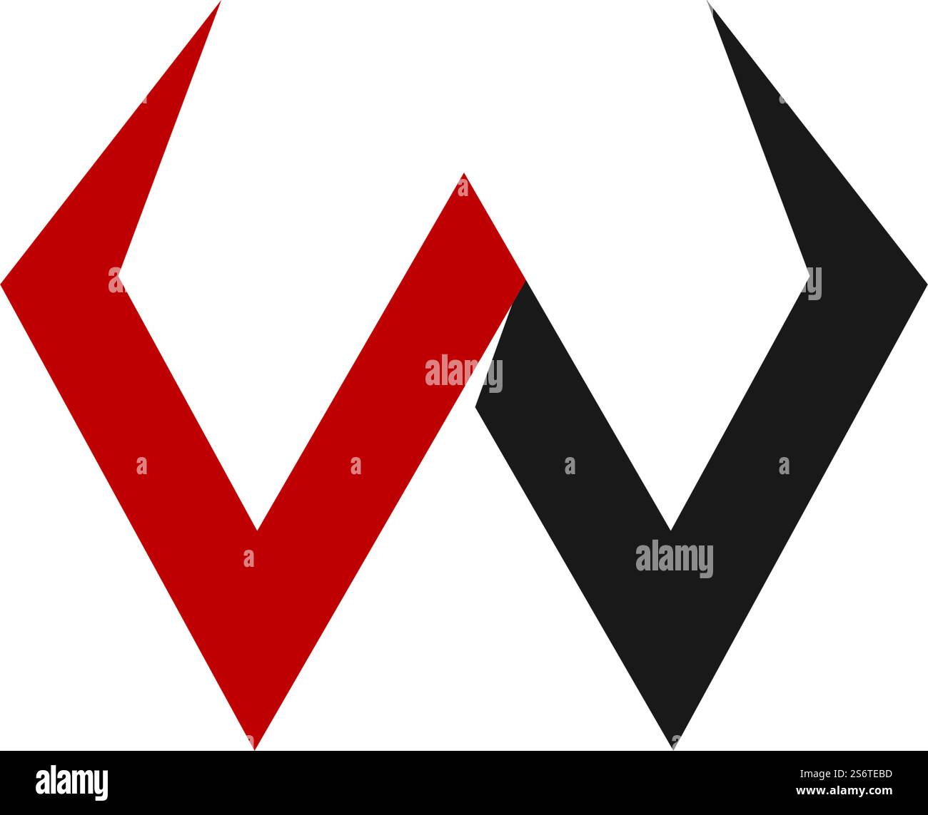 W letter logo vector illustration Stock Vector Image & Art - Alamy