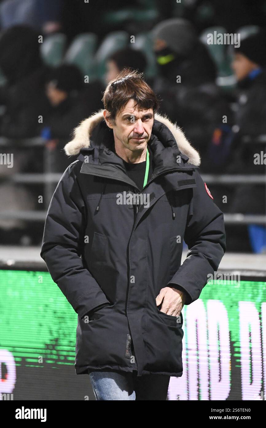 Gregory POIRIER (Entraineur Red Star) during the Ligue 2 BKT match ...