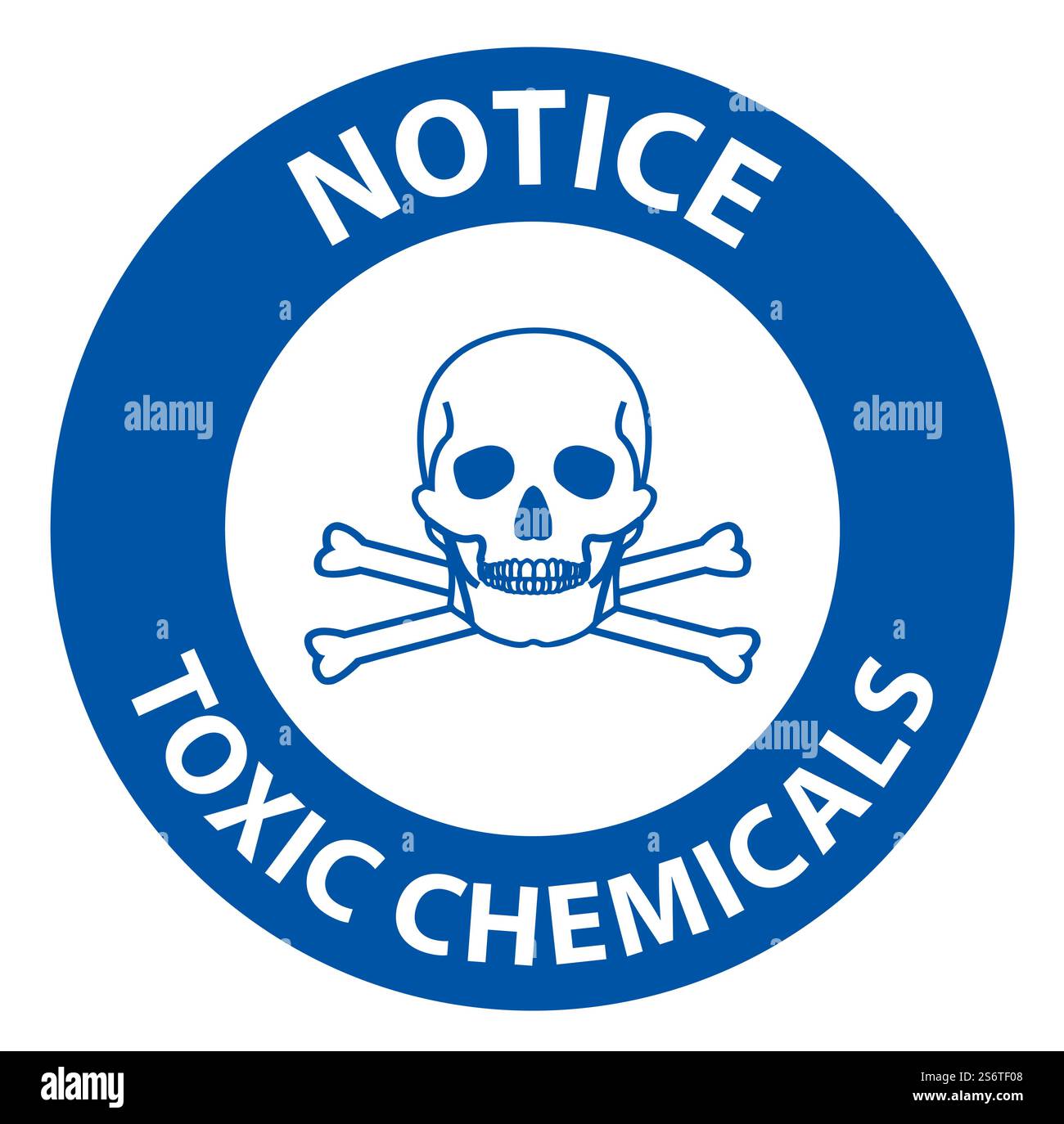 Notice Toxic Chemicals Symbol Sign On White Background Stock Vector ...