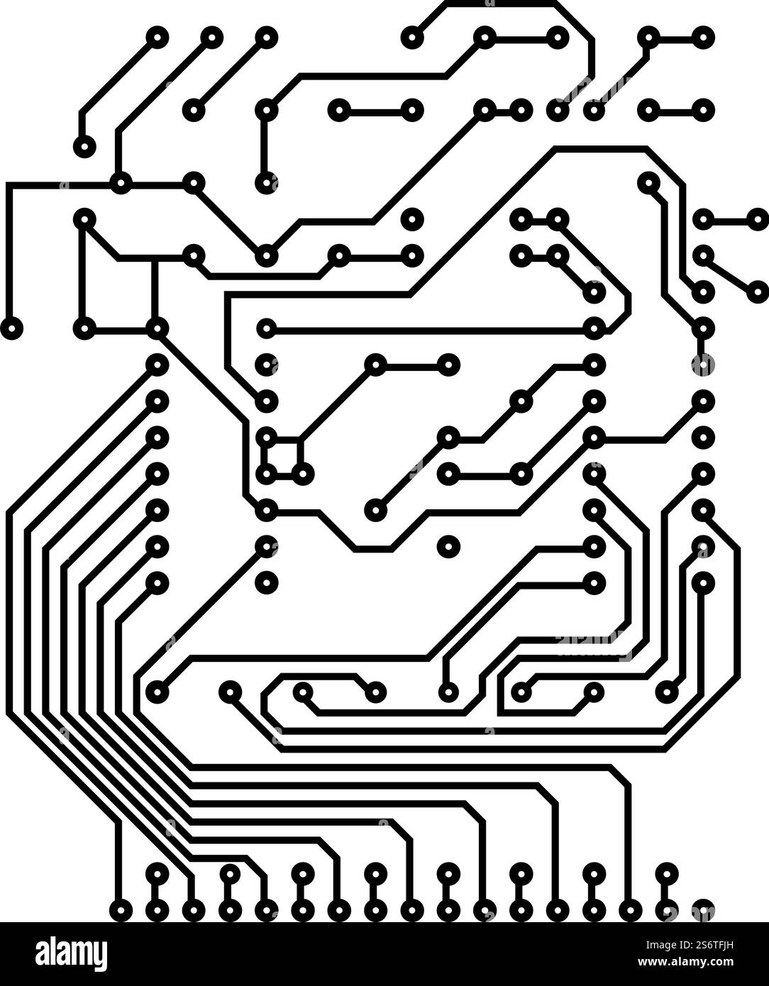 Electric scheme for design use. Vector illustration Stock Vector Image ...