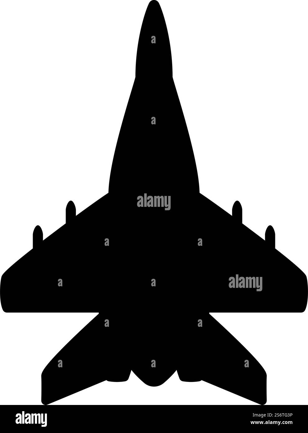 Jet plane fighter reactive pursuit military icon black color vector ...