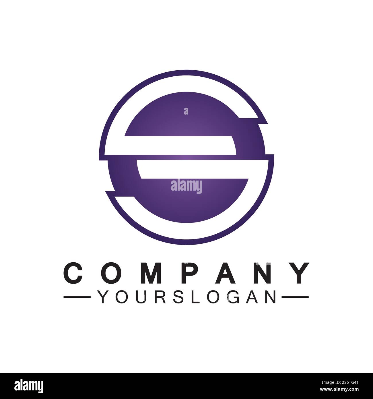 Letter S Circle Logo Vector Design Template Stock Vector Image & Art ...