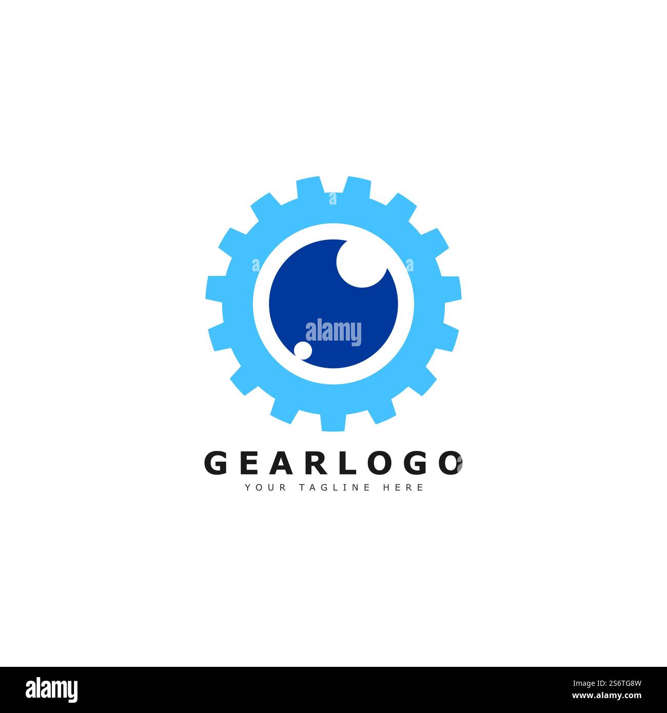 Gear logo design template illustration vector Stock Vector Image & Art ...