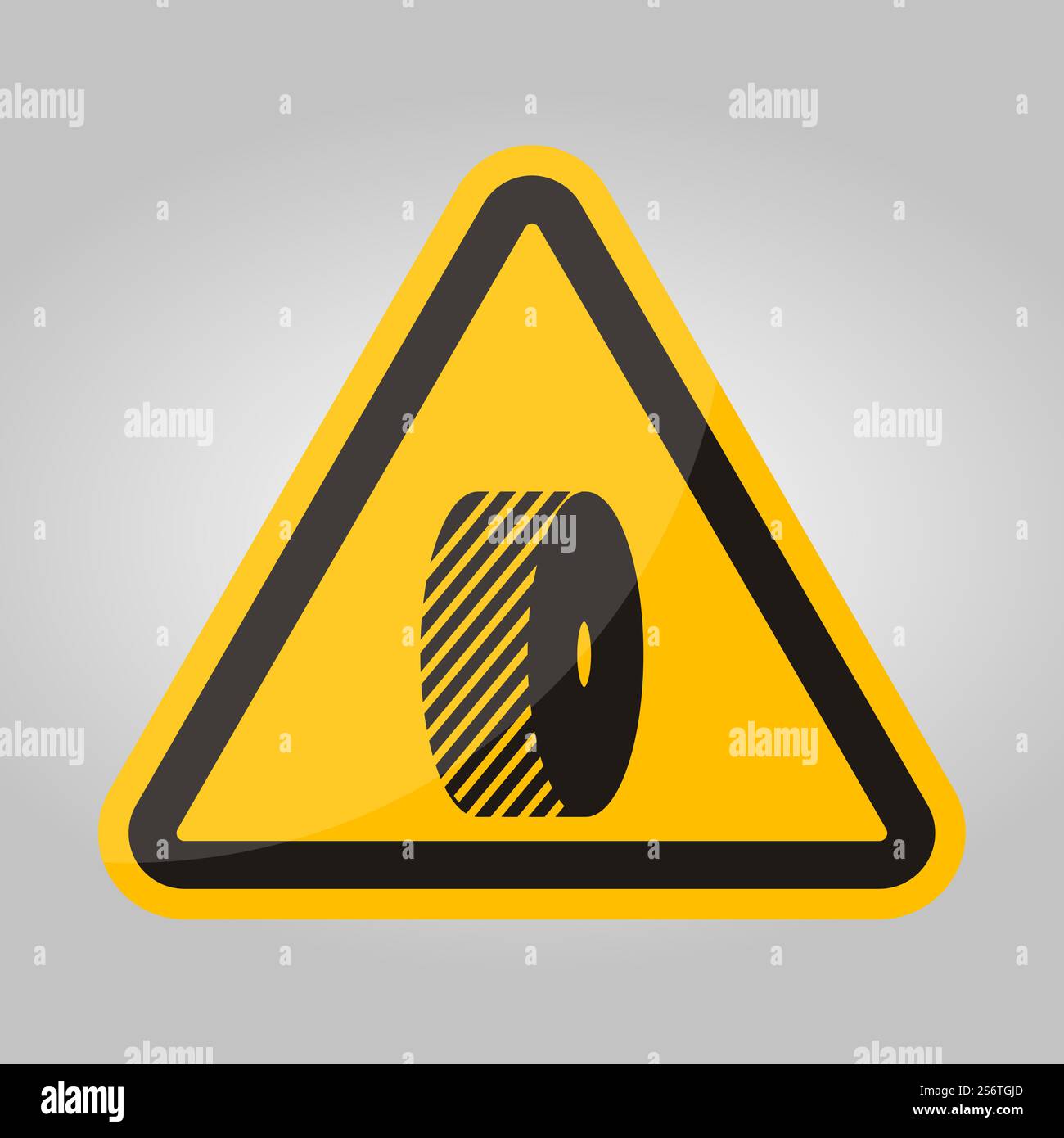 Do Not Change Grinding Wheels Symbol Sign On White Background Stock ...