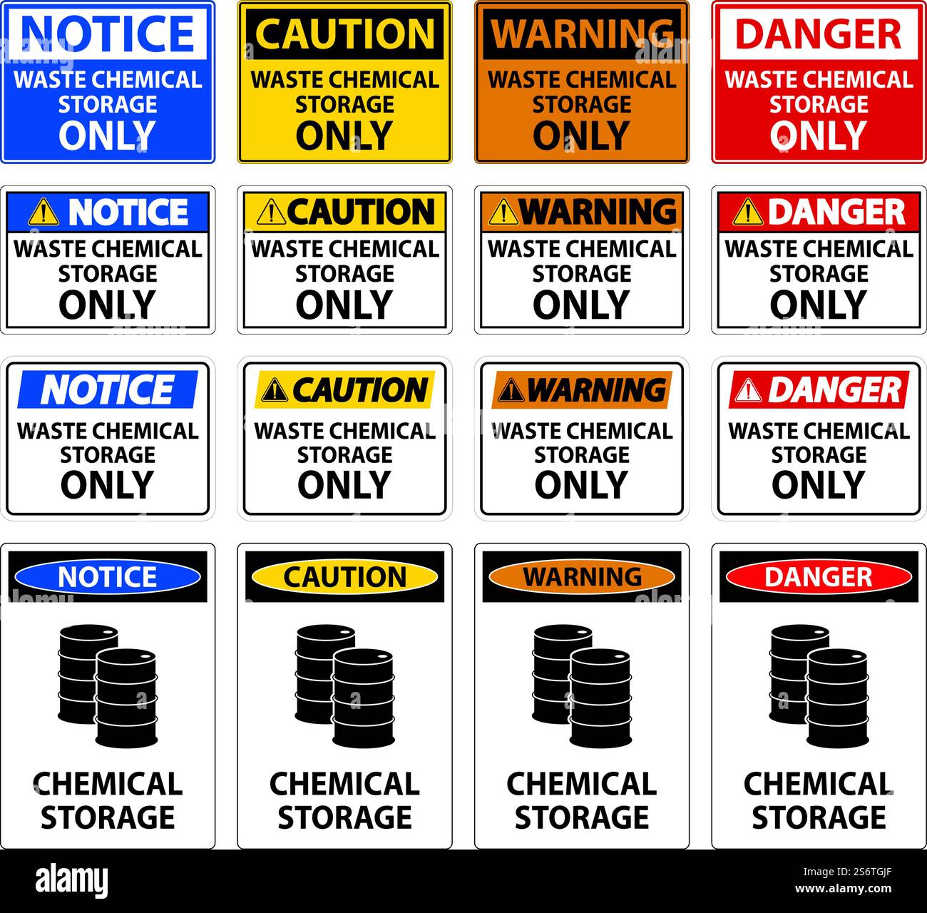 Waste Chemical Storage Only White Background Stock Vector Image & Art ...