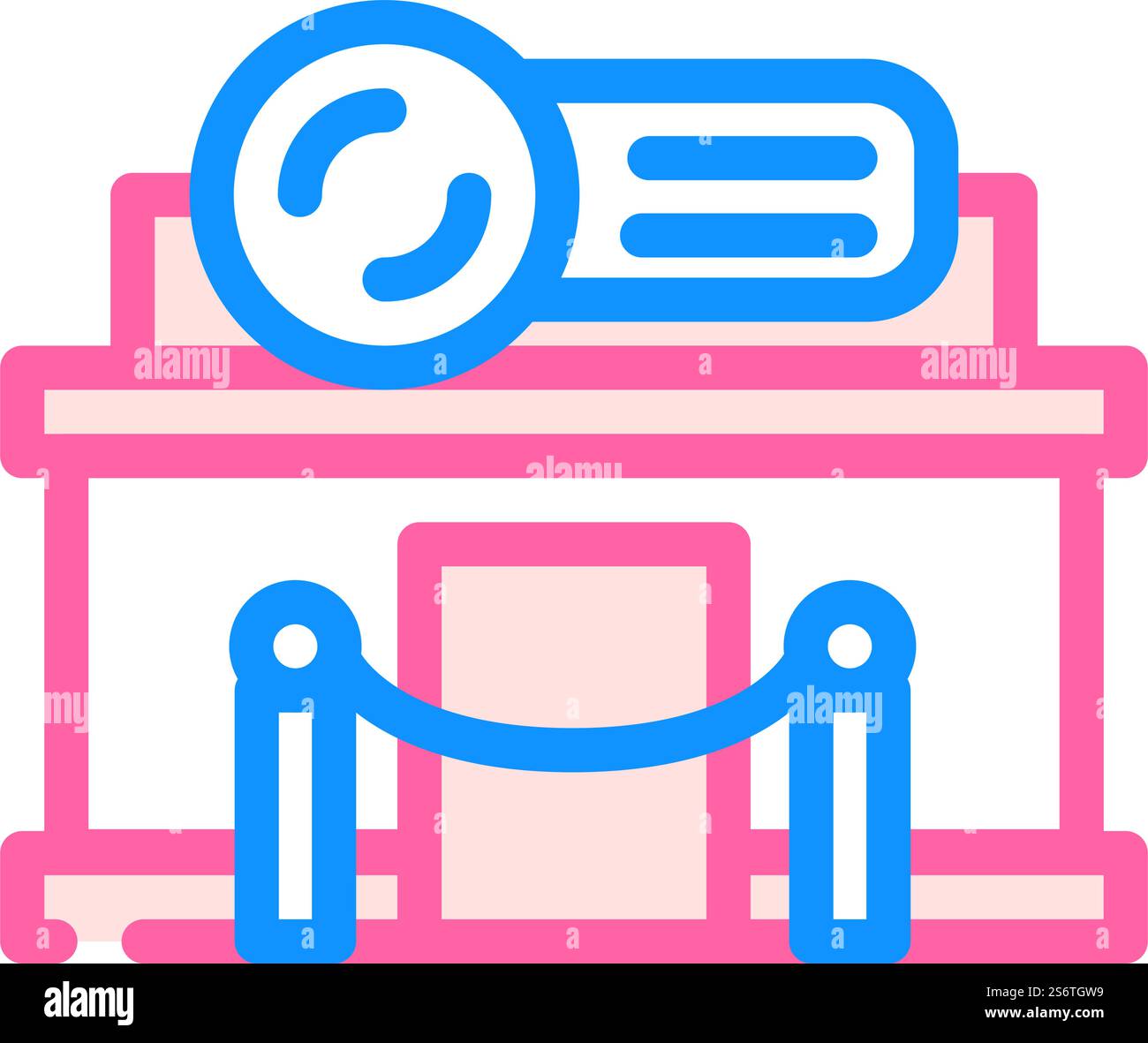 night club building color icon vector. night club building sign ...