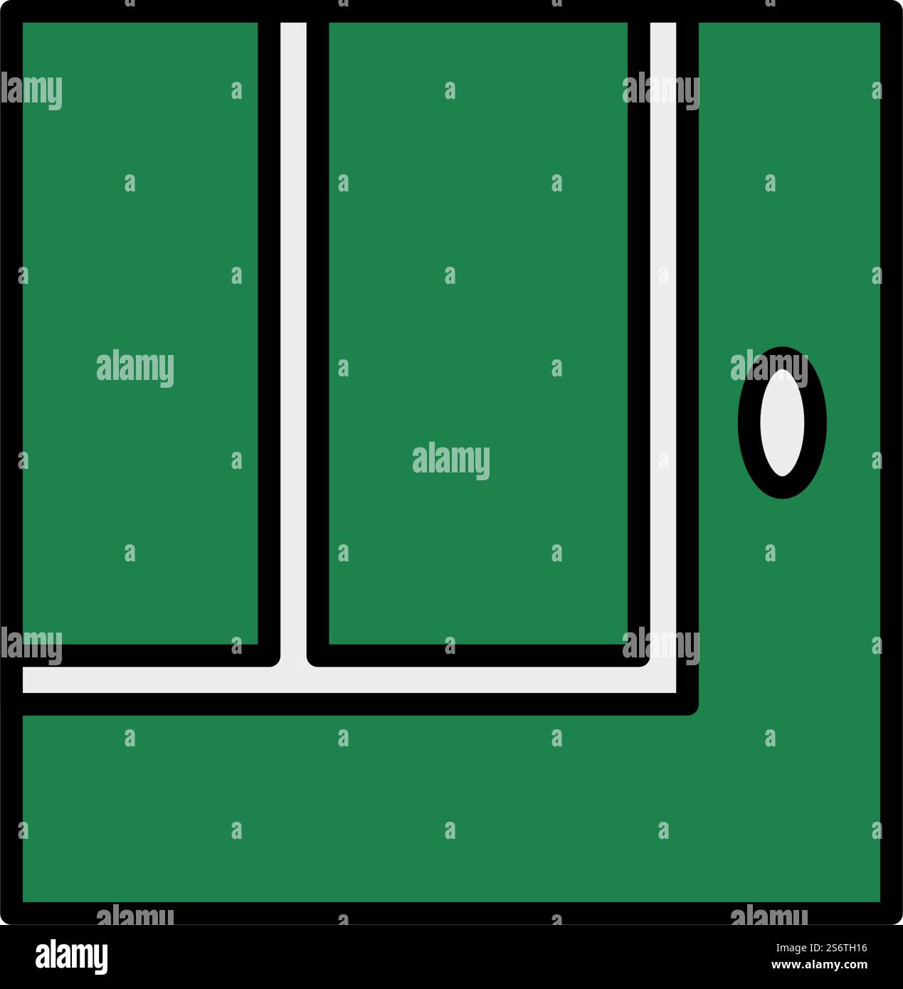 Tennis Replay Ball Out Icon. Editable Bold Outline With Color Fill ...