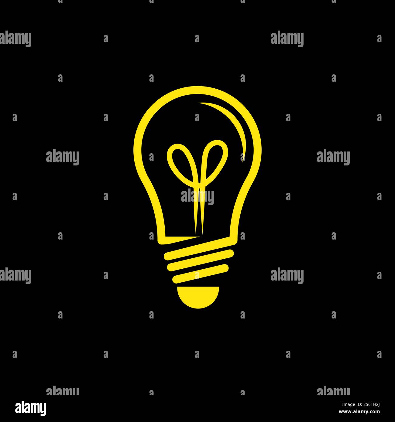 Bulb technology ilustration logo vector design Stock Vector Image & Art ...