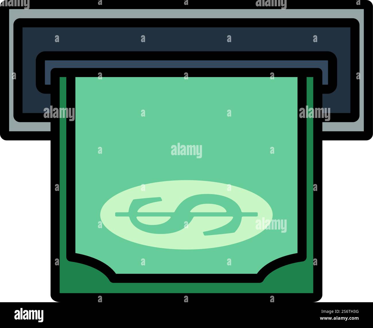 Blank1000x1000rgb. Editable Bold Outline With Color Fill Design. Vector ...