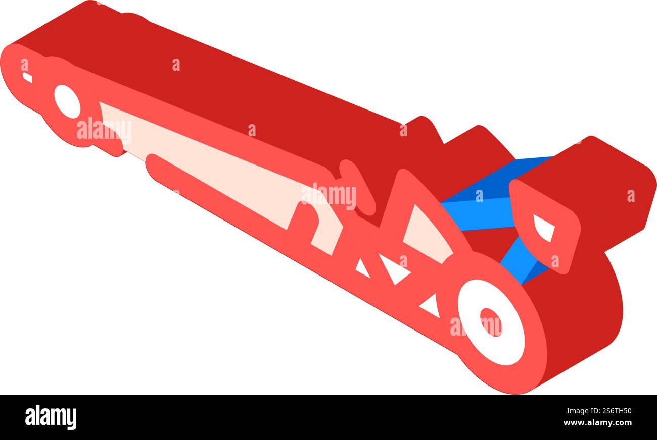 dragster sport car isometric icon vector. dragster sport car sign ...