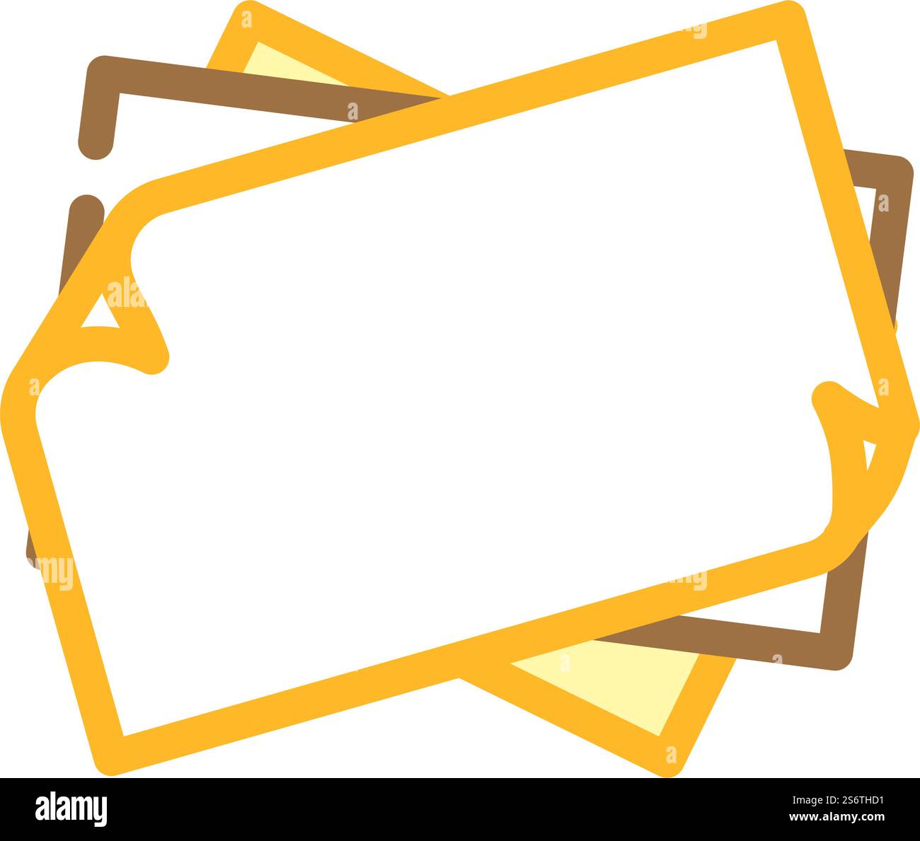 baking parchment color icon vector. baking parchment sign. isolated ...