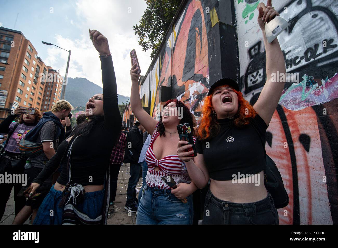 during a mural painting demonstration in honor of the people ...
