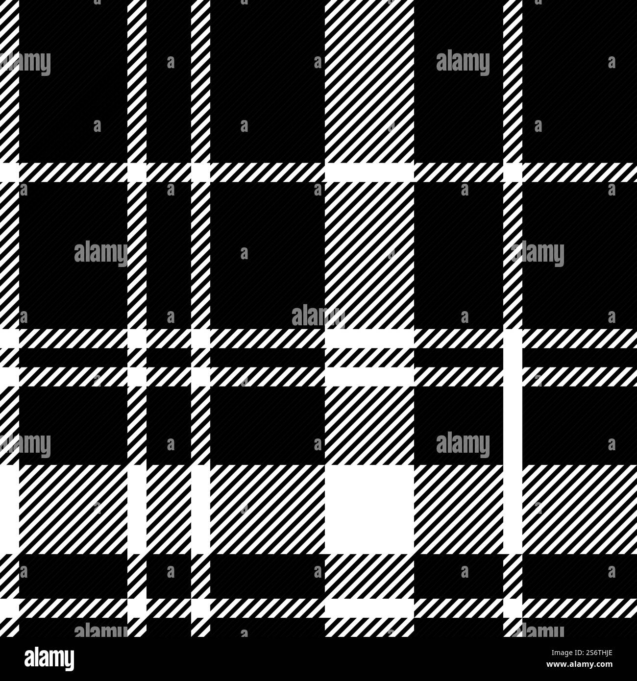 Glen Plaid textured seamless pattern. Checked fabric. Vector ...