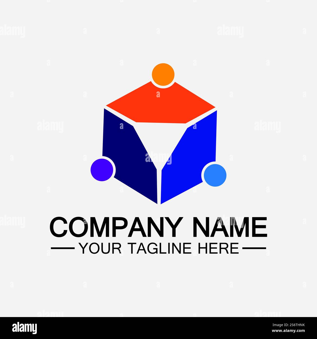 Teamwork connecting people hexagon concept logo symbol icon vector ...