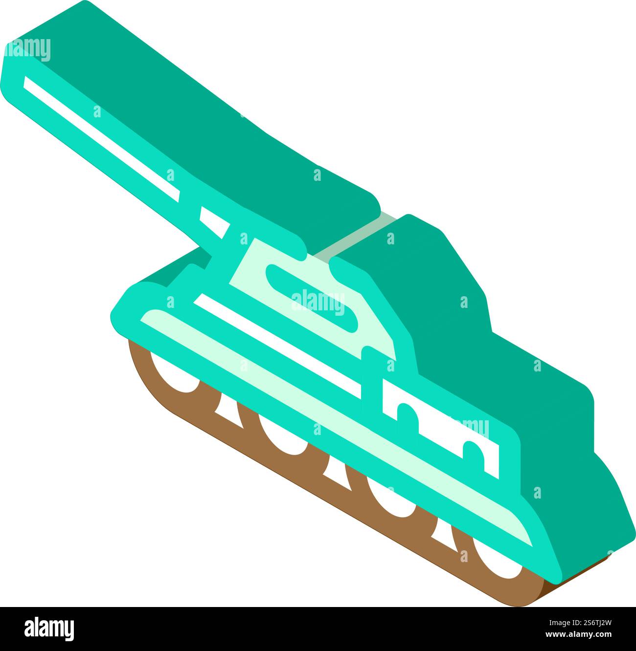 tank military isometric icon vector. tank military sign. isolated ...