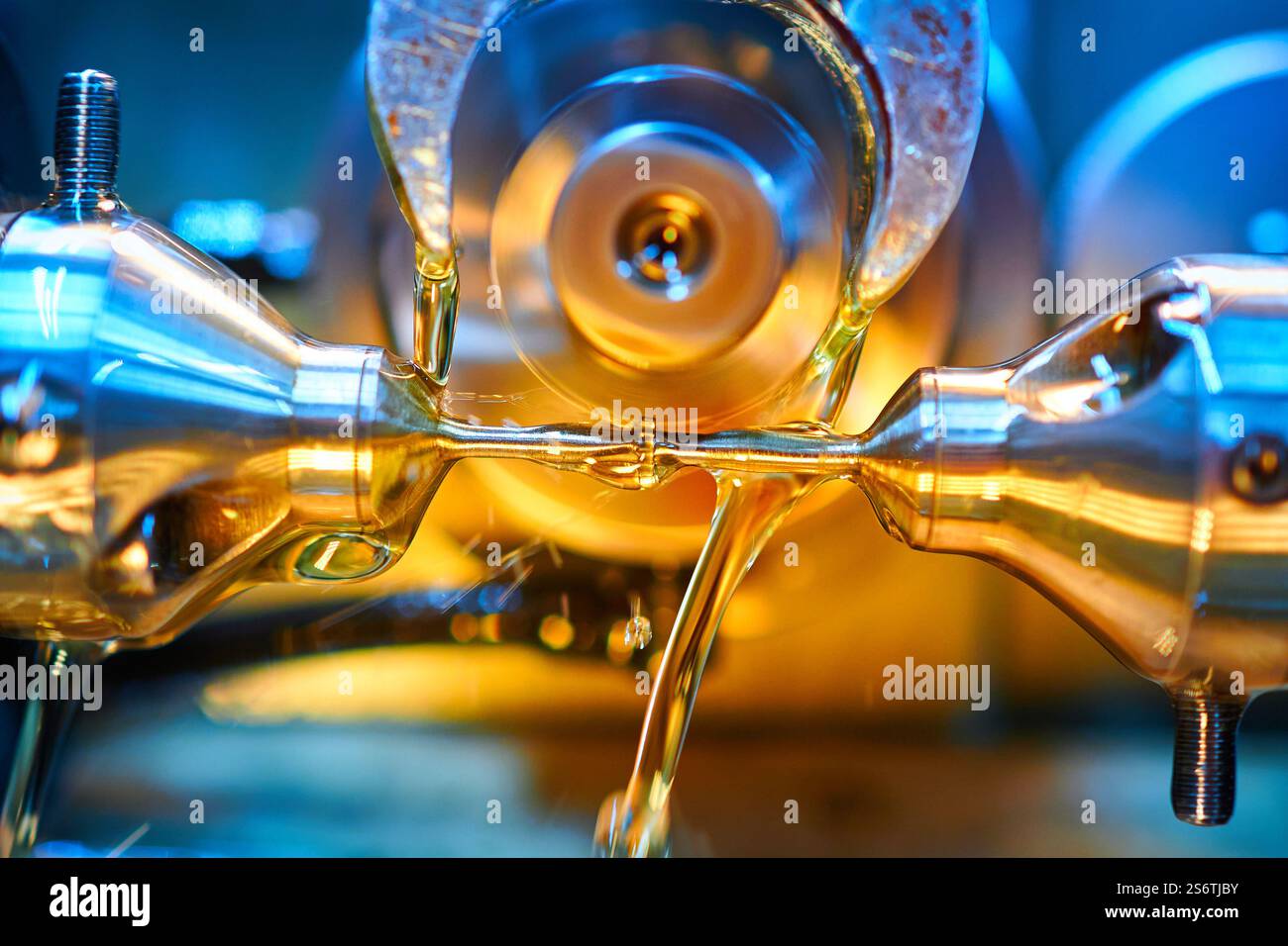 Precision in motion within a sophisticated manufacturing setup ...