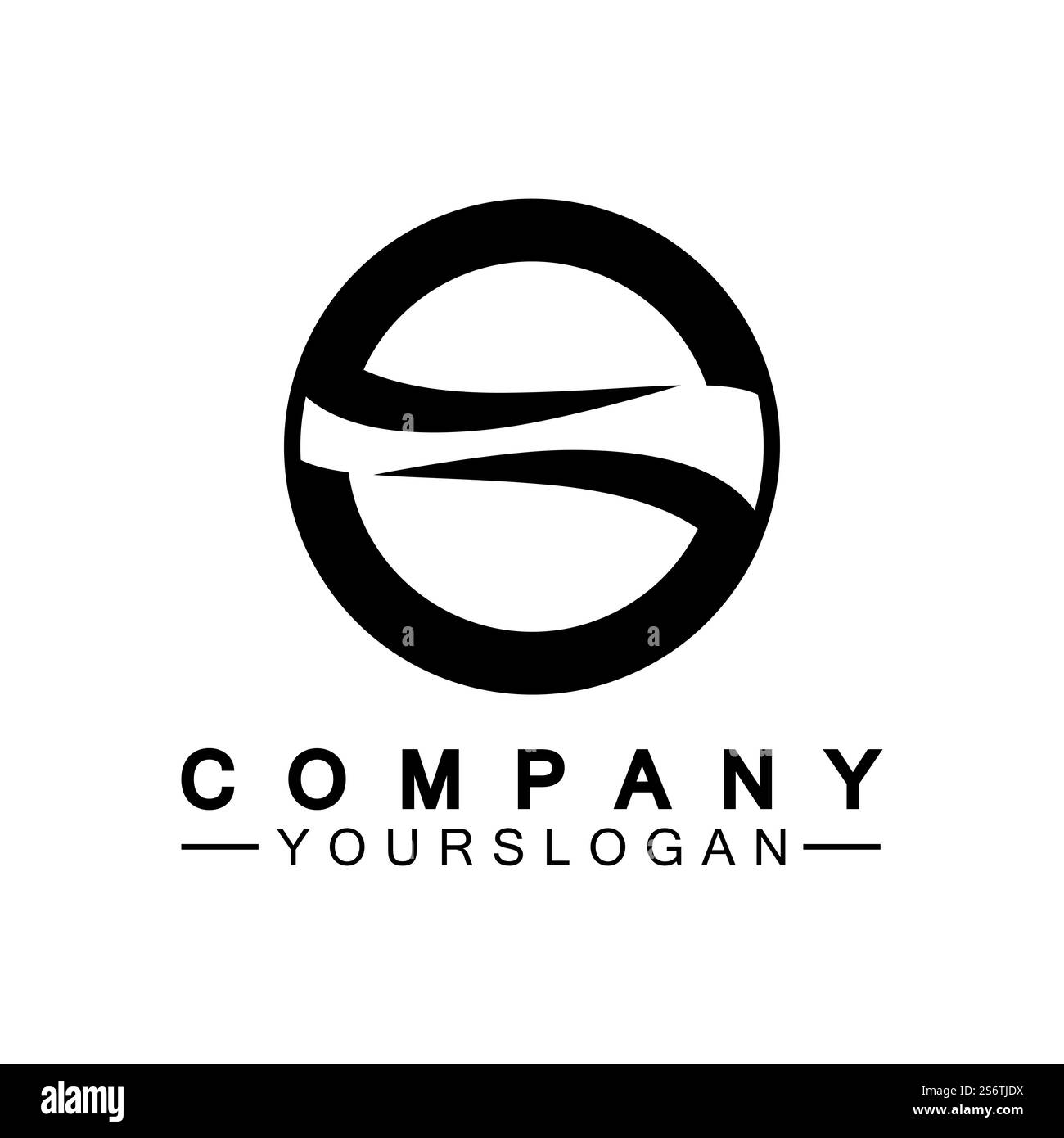 Letter S Circle Logo Vector Design Template Stock Vector Image & Art ...