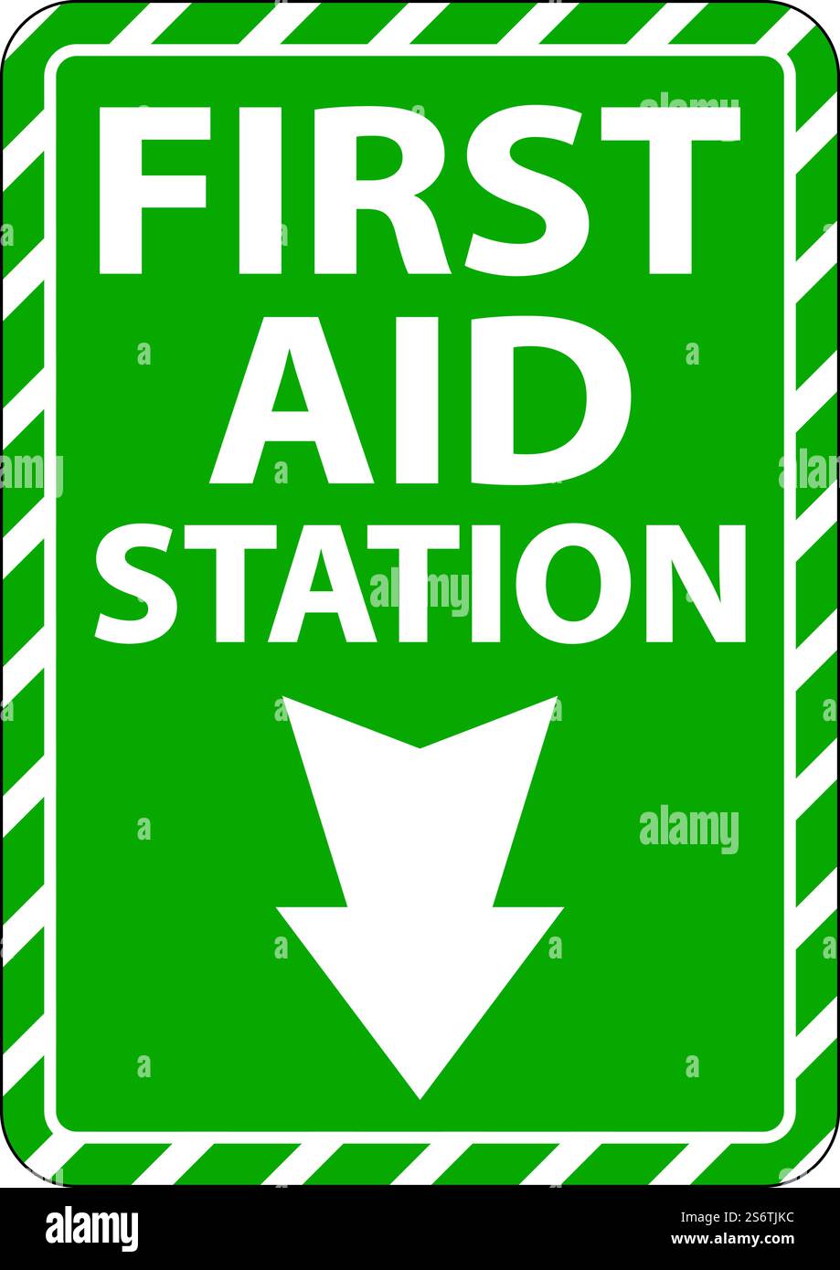 First Aid Station Sign on white background Stock Vector Image & Art - Alamy