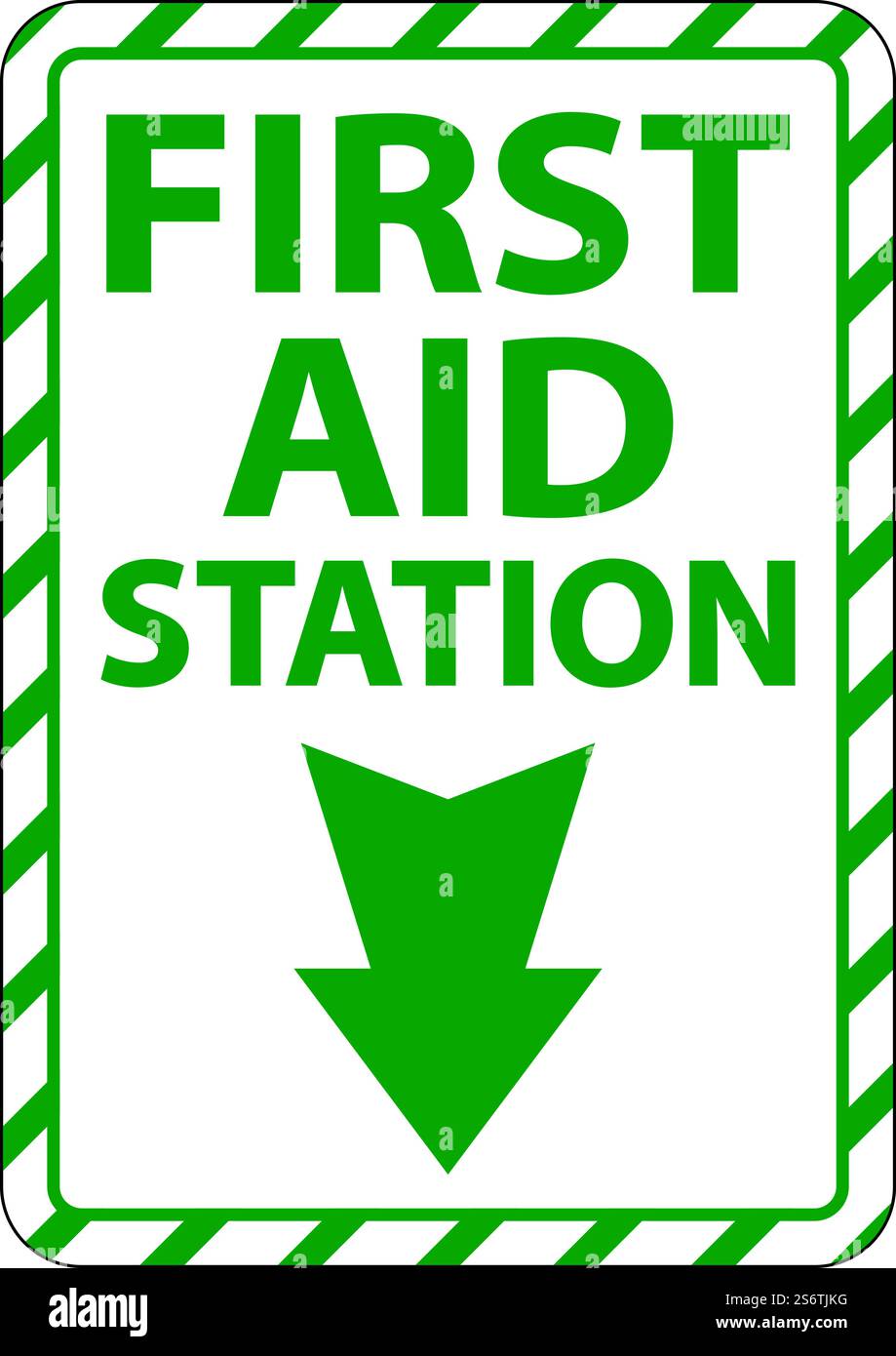 First Aid Station Sign on white background Stock Vector Image & Art - Alamy