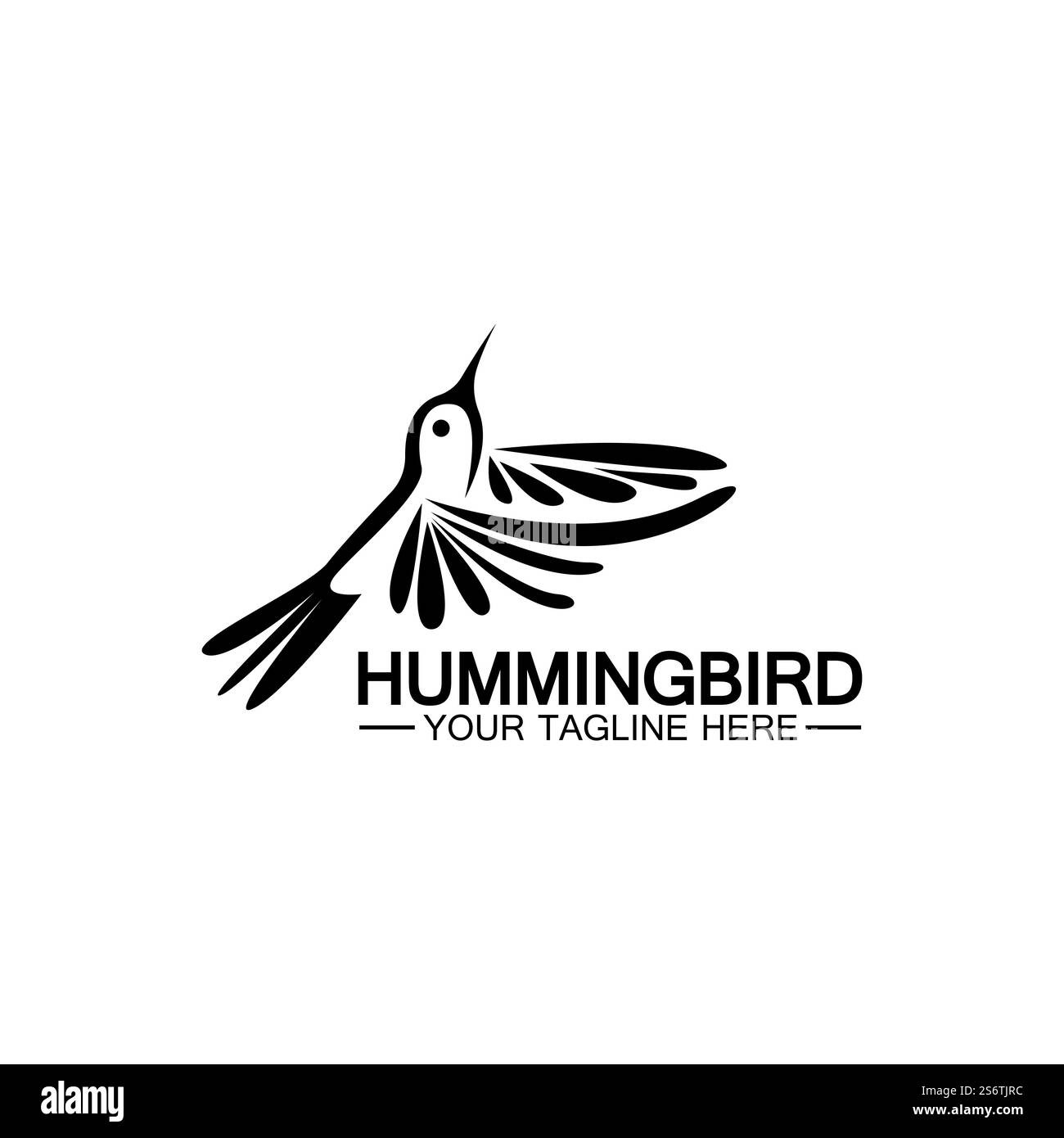 Hummingbird logo design vector template Stock Vector Image & Art - Alamy