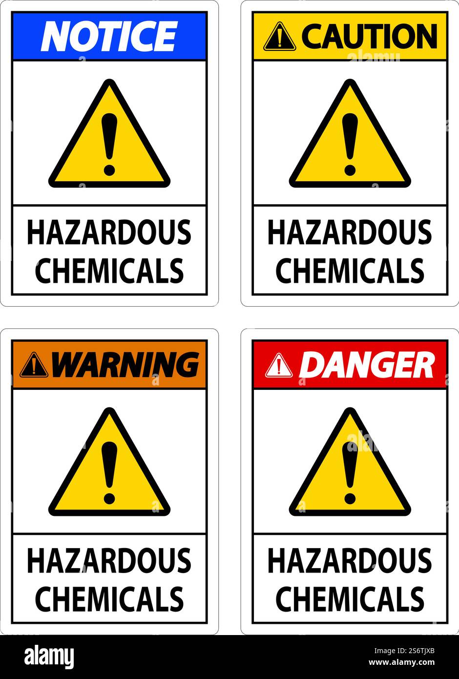 Hazardous Chemicals Sign On White Background Stock Vector Image & Art ...