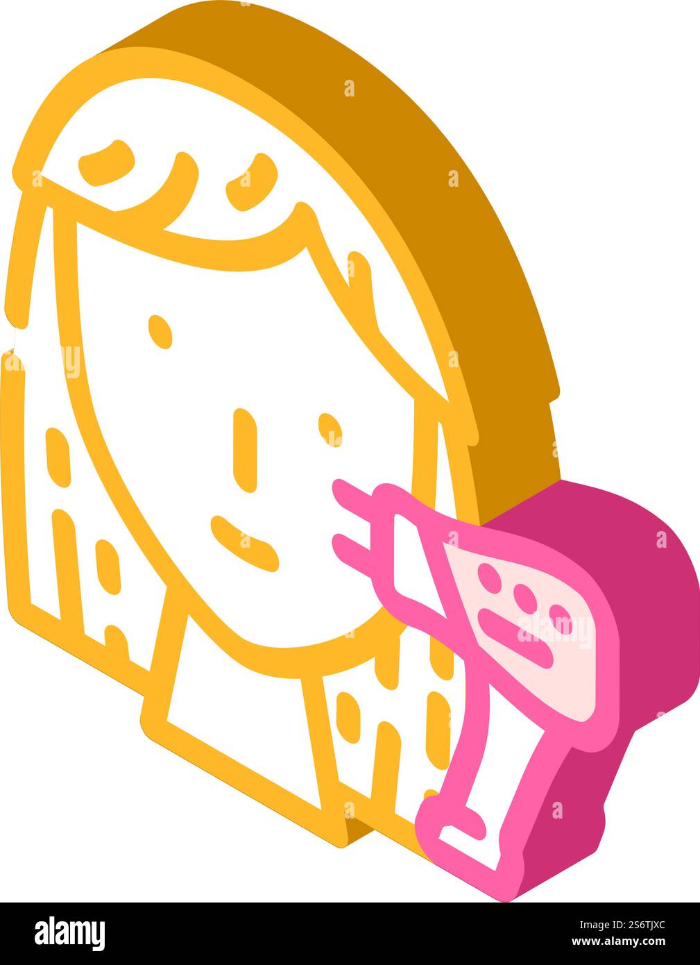 laser lifting isometric icon vector. laser lifting sign. isolated ...