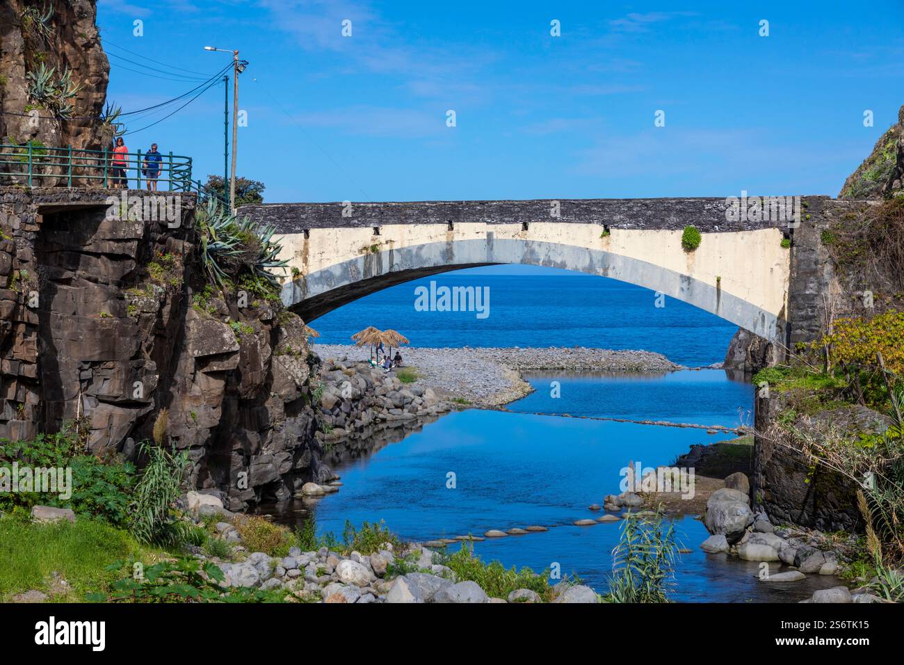 Portugal, Madeira Island. Calhau de Sao Jorge, Ruínas de Sao Jorge ...