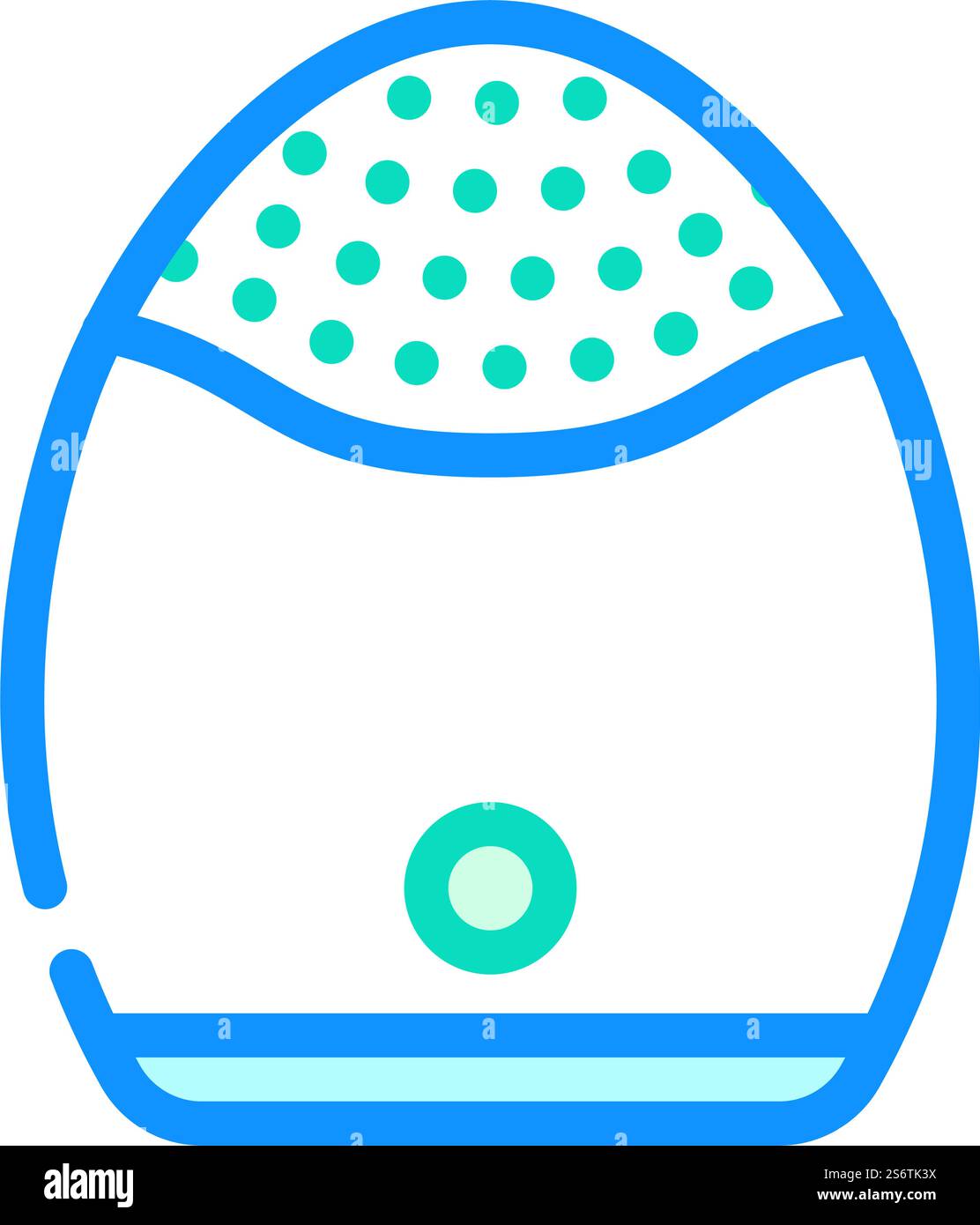 face massager device color icon vector. face massager device sign ...