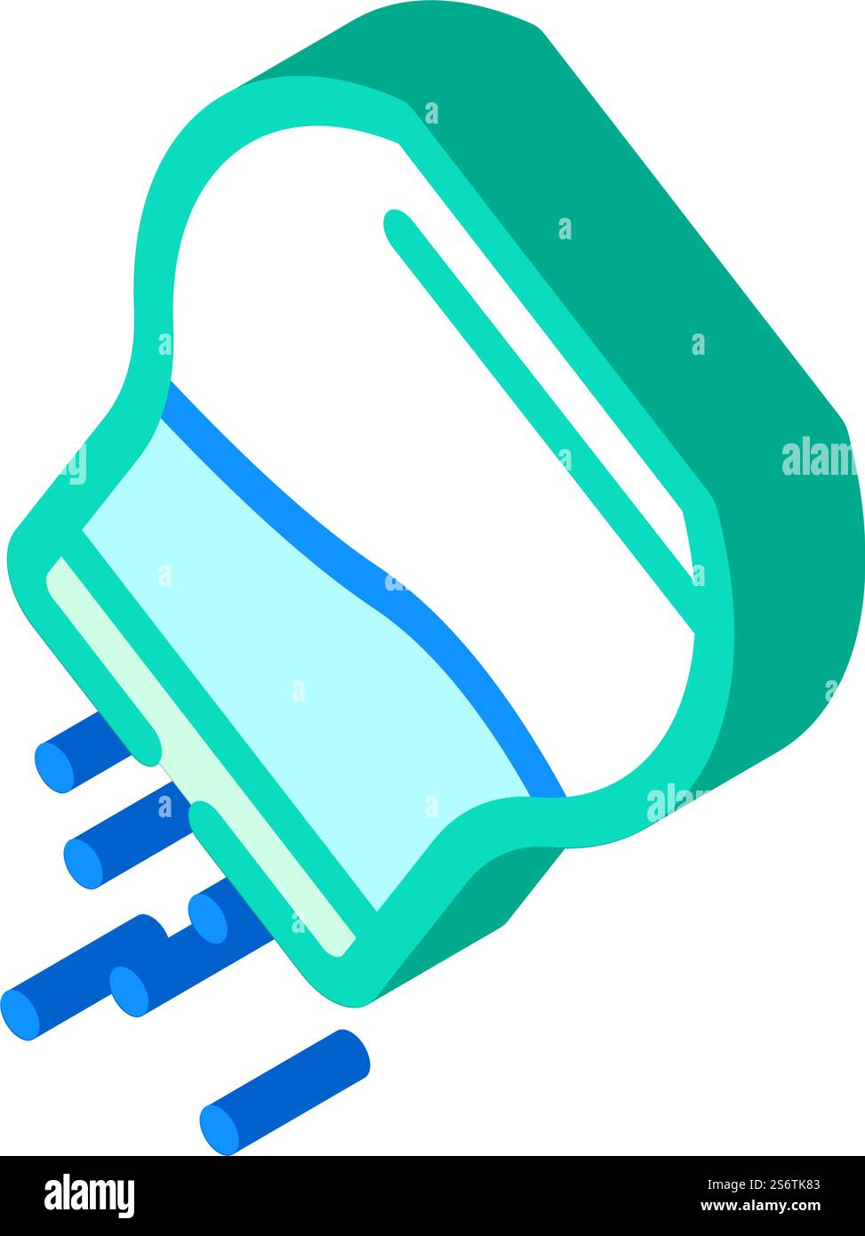 salt add isometric icon vector. salt add sign. isolated symbol ...