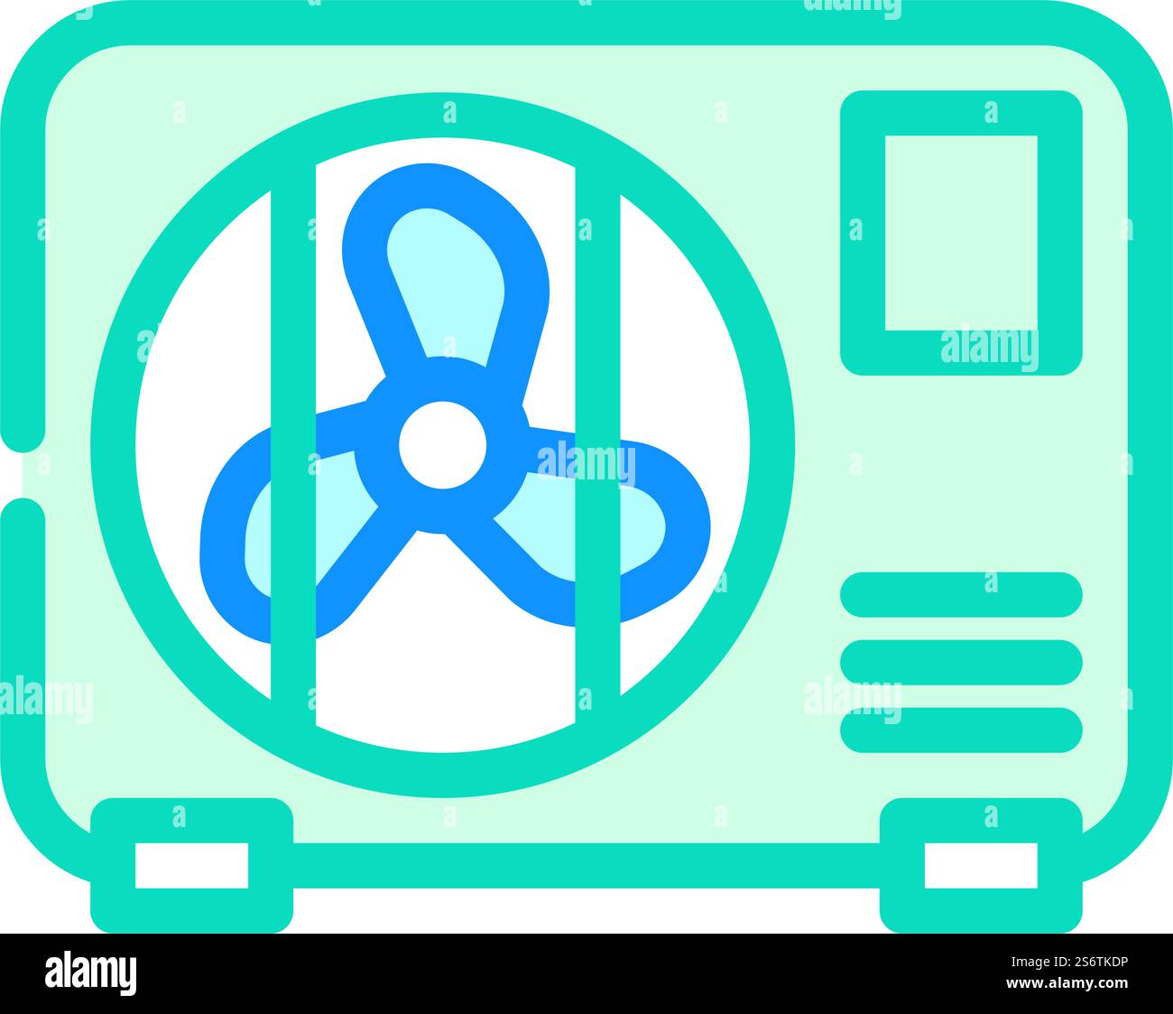 air conditioner color icon vector. air conditioner sign. isolated ...