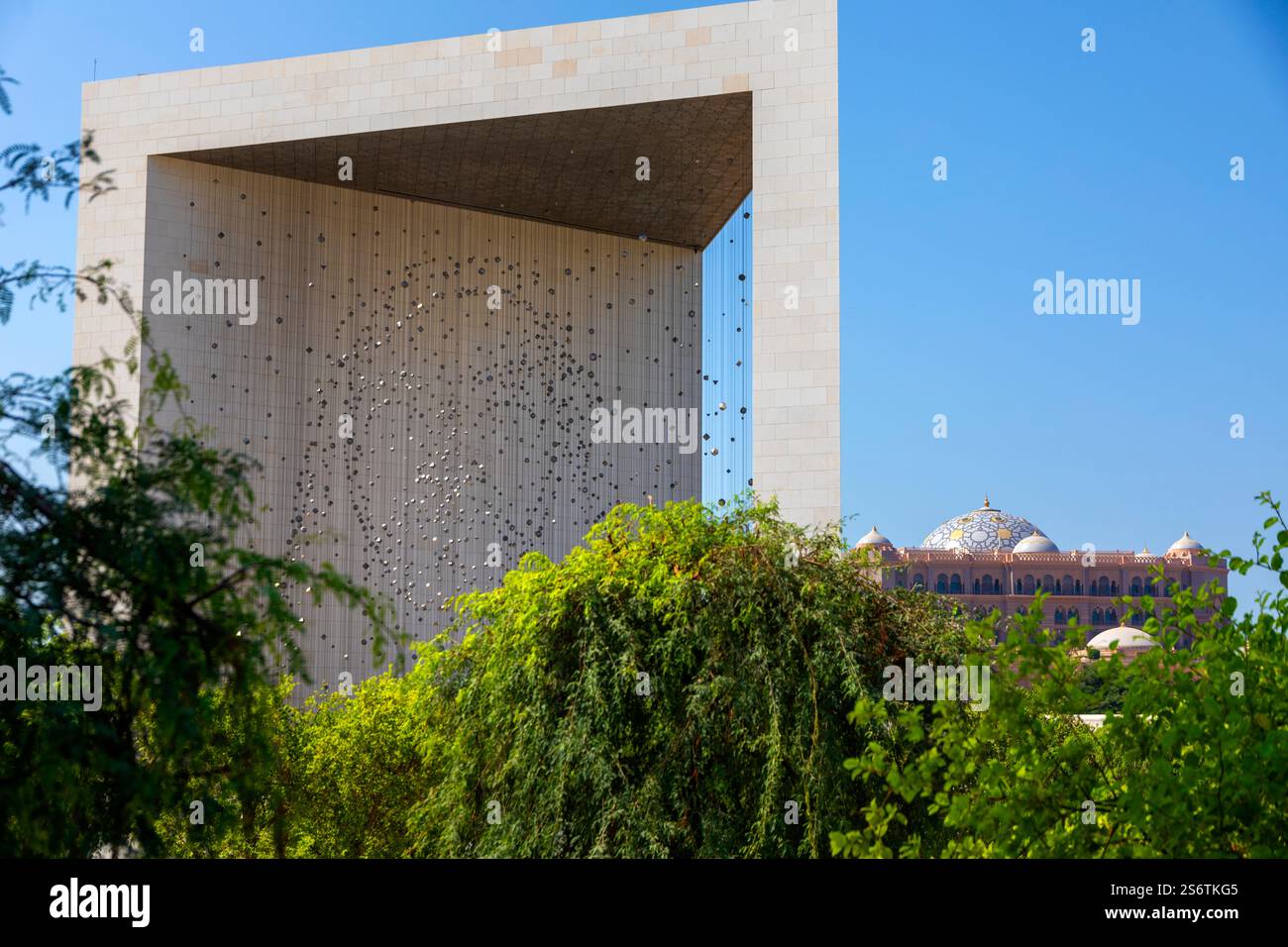 United Arab Emirates, Abu Dhabi. The Founder's Memorial, dedicated to ...