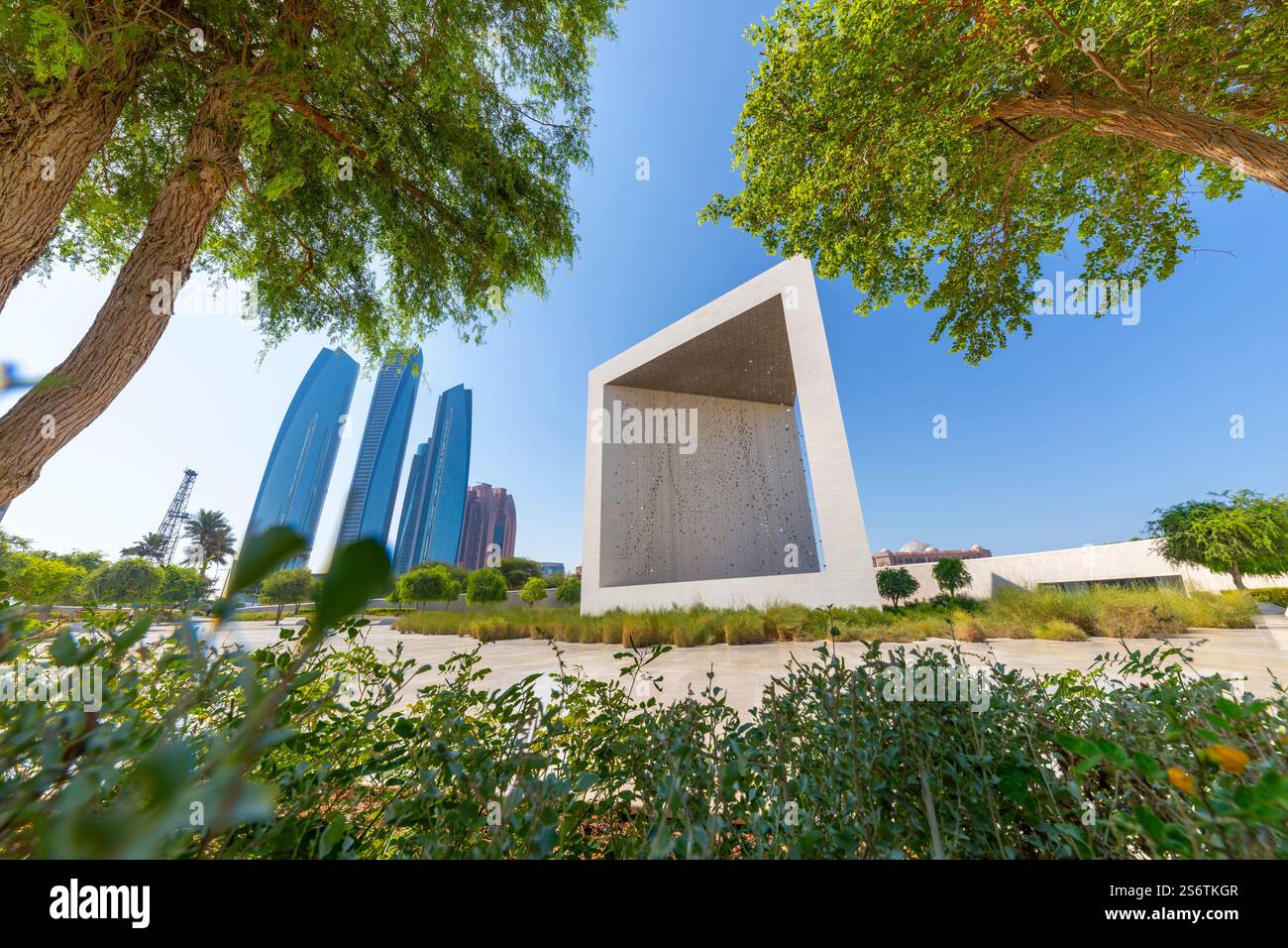 United Arab Emirates, Abu Dhabi. The Founder's Memorial, dedicated to ...