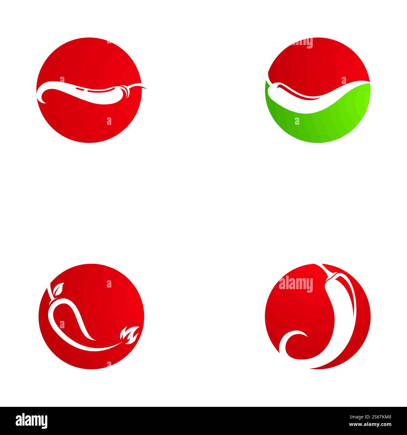 chili hot and spicy food vector logo design inspiration for mexican ...