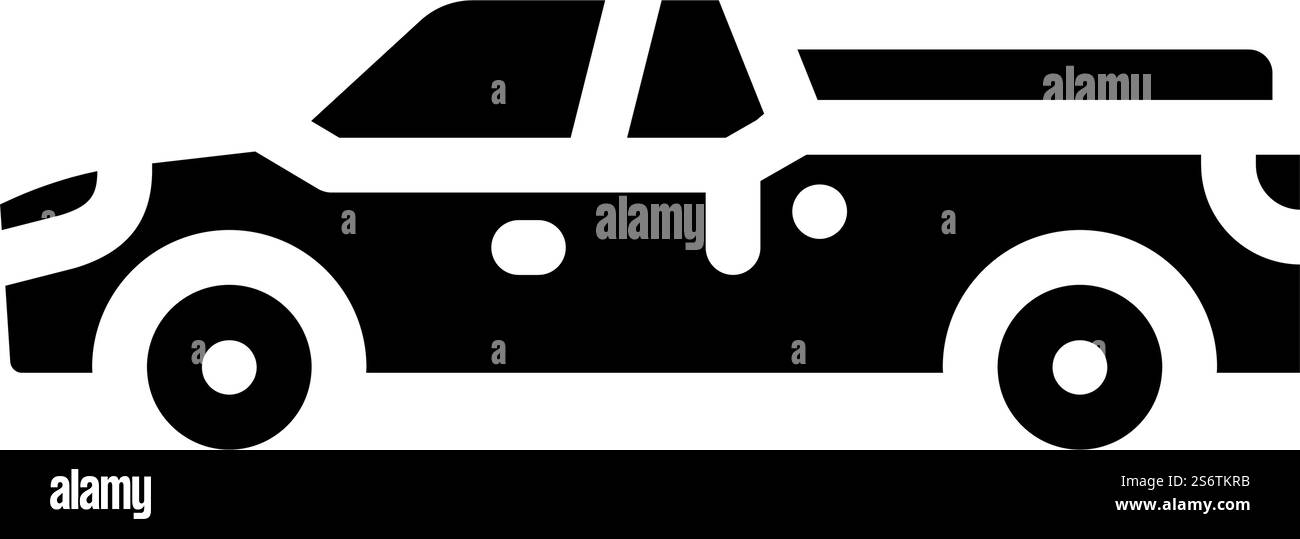 pickup glyph icon vector. pickup sign. isolated contour symbol black ...