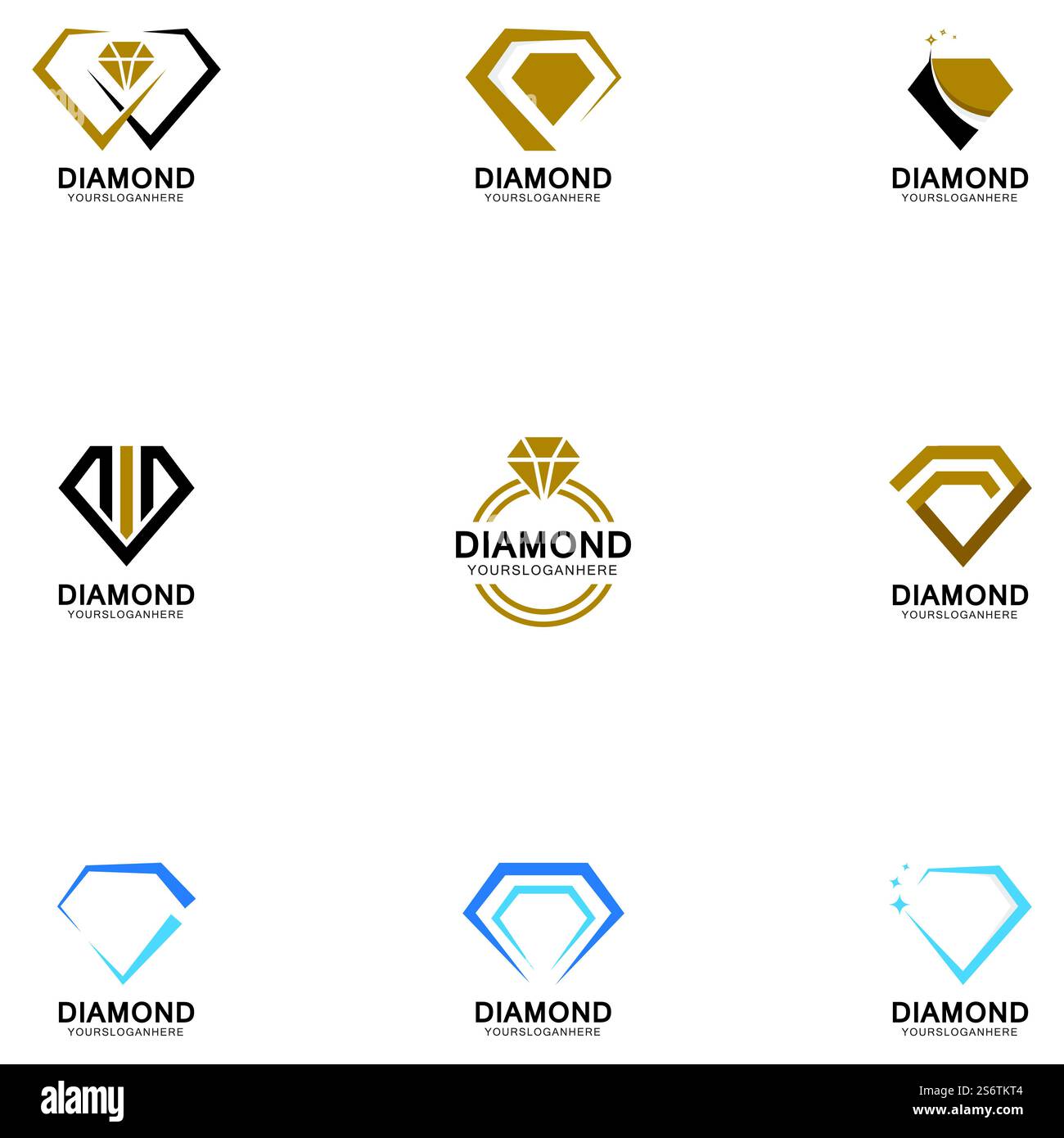 Diamond Logo Design Template. Vector illustration Stock Vector Image ...