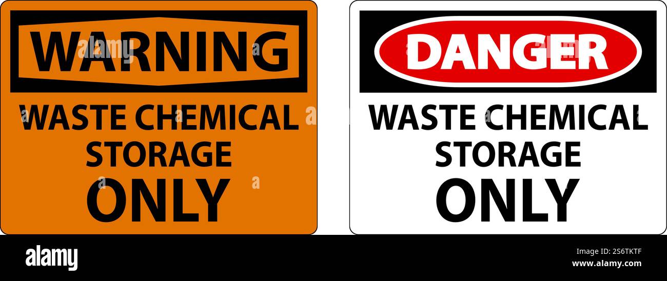 Waste Chemical Storage Only White Background Stock Vector Image & Art ...