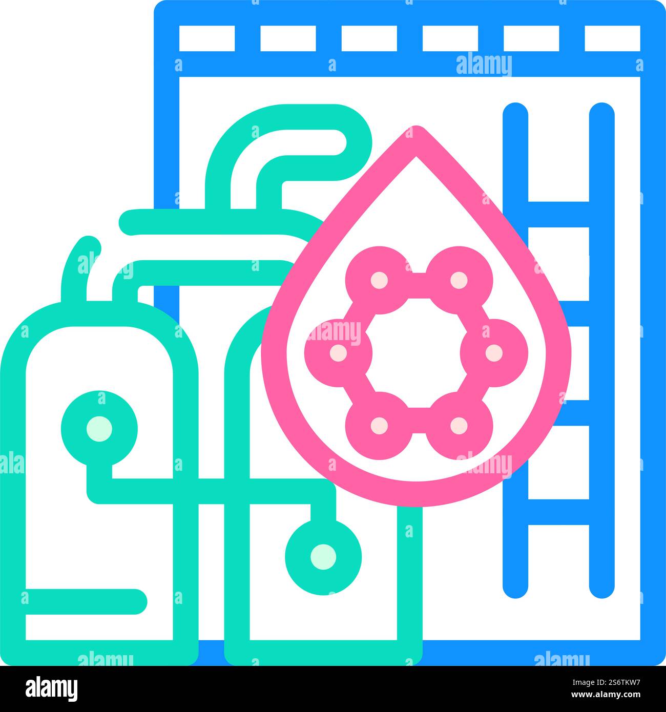 petrochemicals laboratory equipment color icon vector. petrochemicals ...