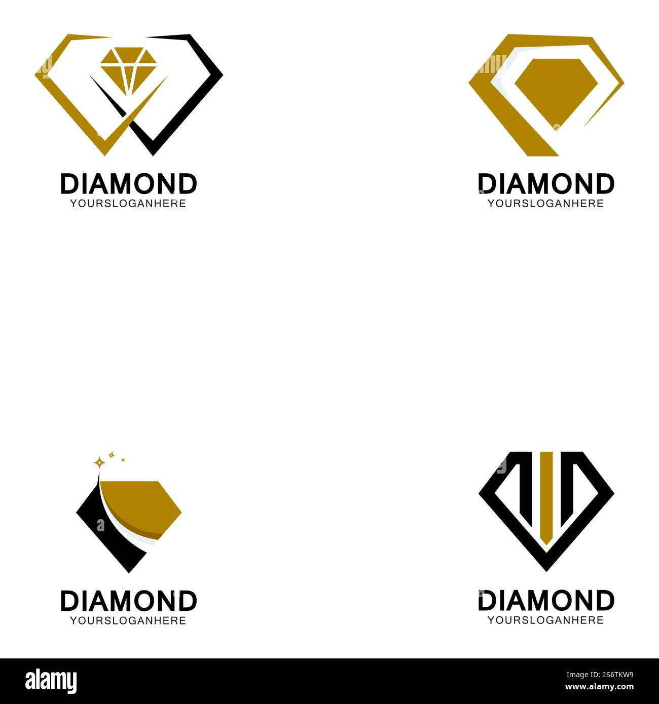 Diamond Logo Design Template. Vector illustration Stock Vector Image ...