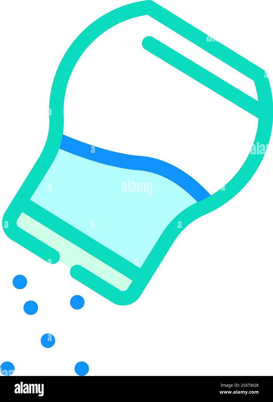 salt add color icon vector. salt add sign. isolated symbol illustration ...