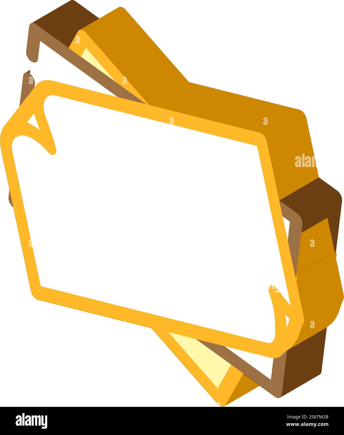 baking parchment isometric icon vector. baking parchment sign. isolated ...