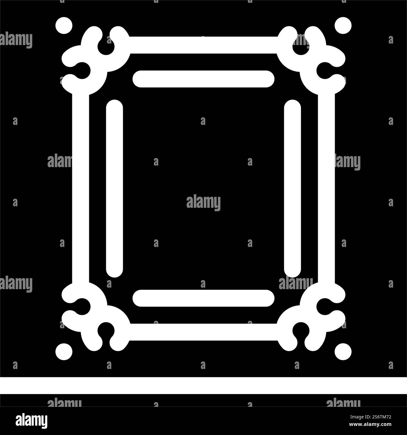 molding and millwork glyph icon vector. molding and millwork sign ...