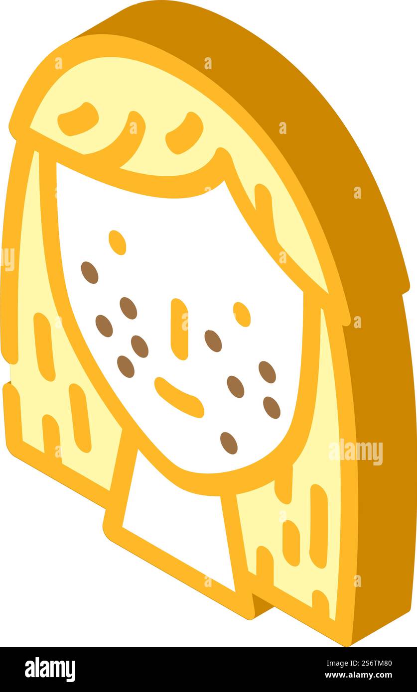 acne face skin problem isometric icon vector. acne face skin problem ...