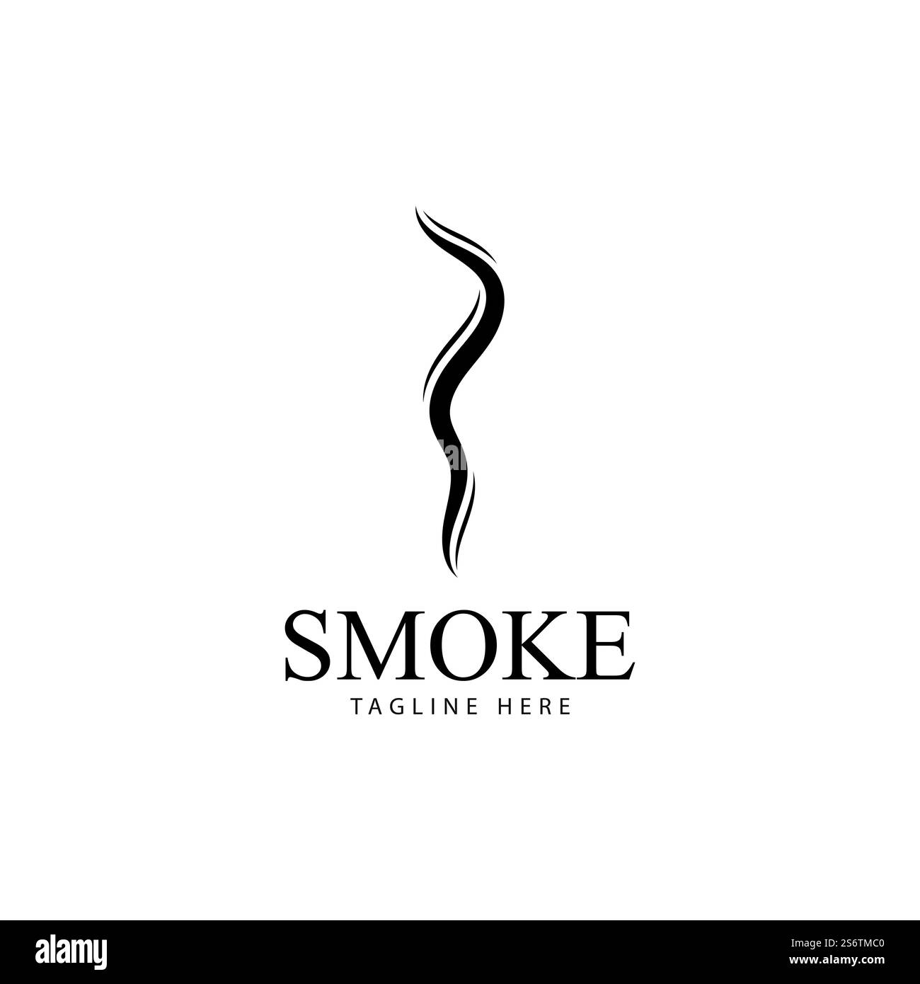 Smoke steam icon logo illustration isolated on white background Aroma ...